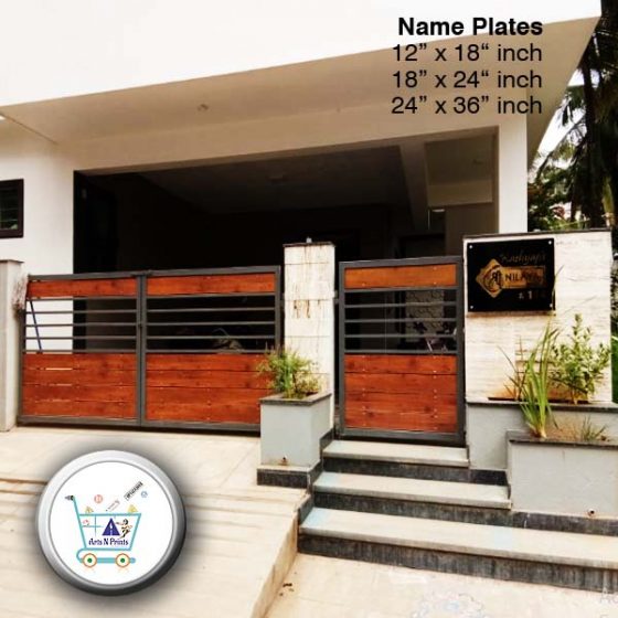 Dimension | Size – Powered by artsnprints.com | House Name Plate online ...