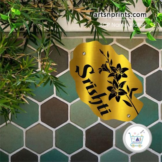 Fine ACP printed house name plate in standard caliber & Speedy delivery ...