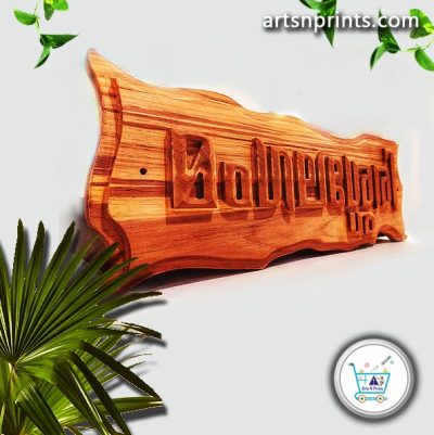 Traditional Wooden House Name Plates Warmth and Rustic Charm for Your ...